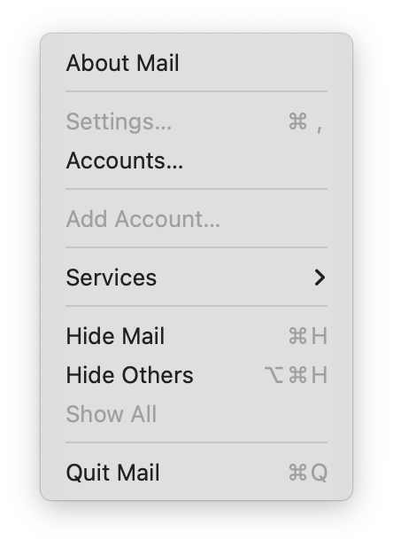 Changing default mail client on macOS without signing in to the Mail app